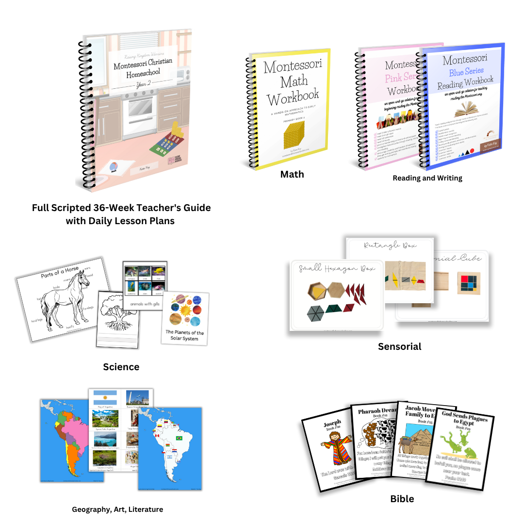 Montessori Christian Homeschool Curriculum - Year 2 (Ages 4-7 ...