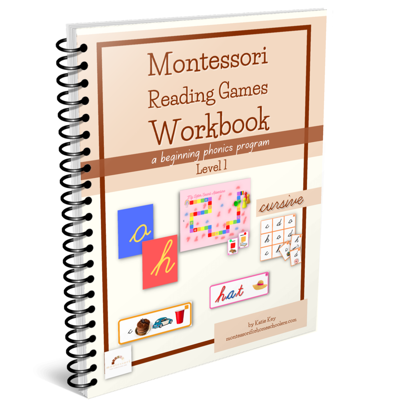 Montessori Reading Games Workbook, Level 1 – Montessori for Homeschoolers