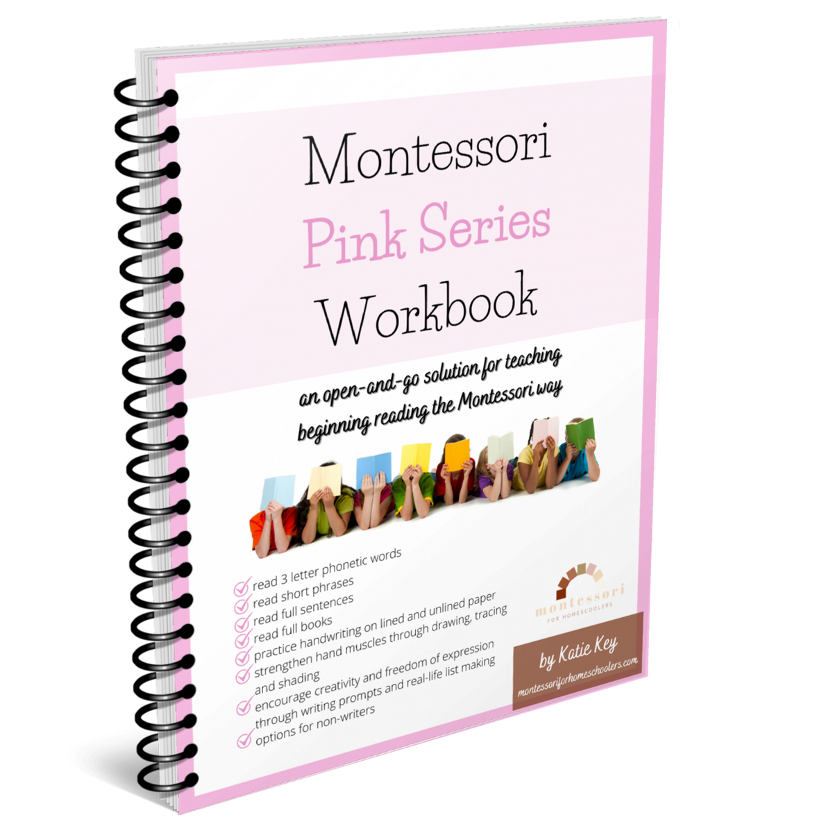 Montessori Pink Series Reading Workbook – Montessori for Homeschoolers